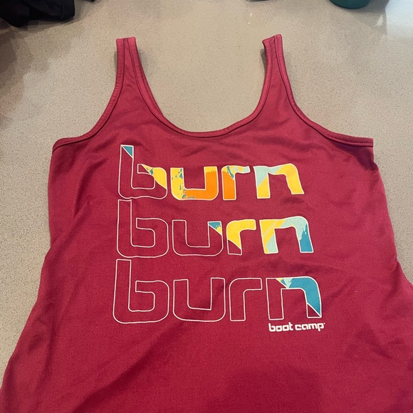 Burn Boot Camp | Tops | Burn Boot Camp Cute Tank With Open Back | Poshmark